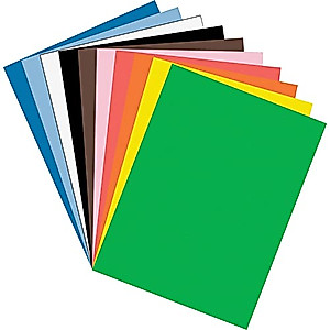 Tru-Ray® Construction Paper, 50% Recycled, Assorted Colors, 9" x 12", Pack Of 50