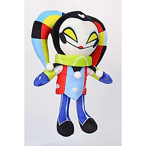 Oumelfs Clown Plush Toy Demon Plush Plushies Figure Stuffed Animal Pink Pig Doll Anime Soft Pillow Kids