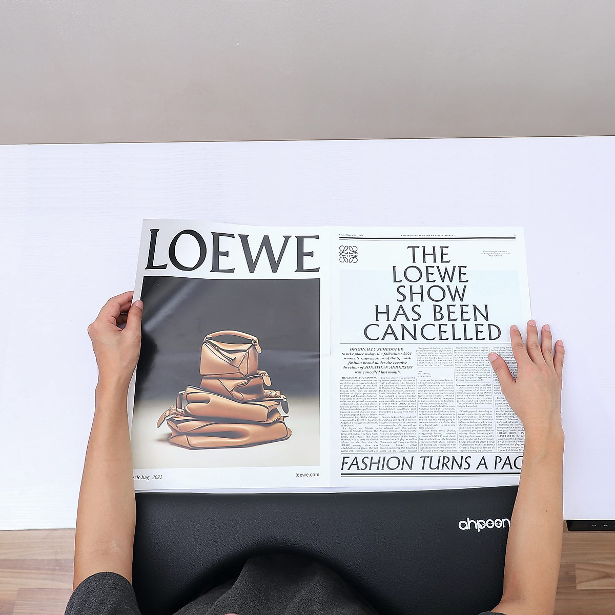 AHPOON Ergonomics Desk Extender Tray,Keyboard Drawer Tray 26.8"x8.5" Punch-Free Clamp on,Table Mount Armrest Shelf, Computer Elbow Arm Support