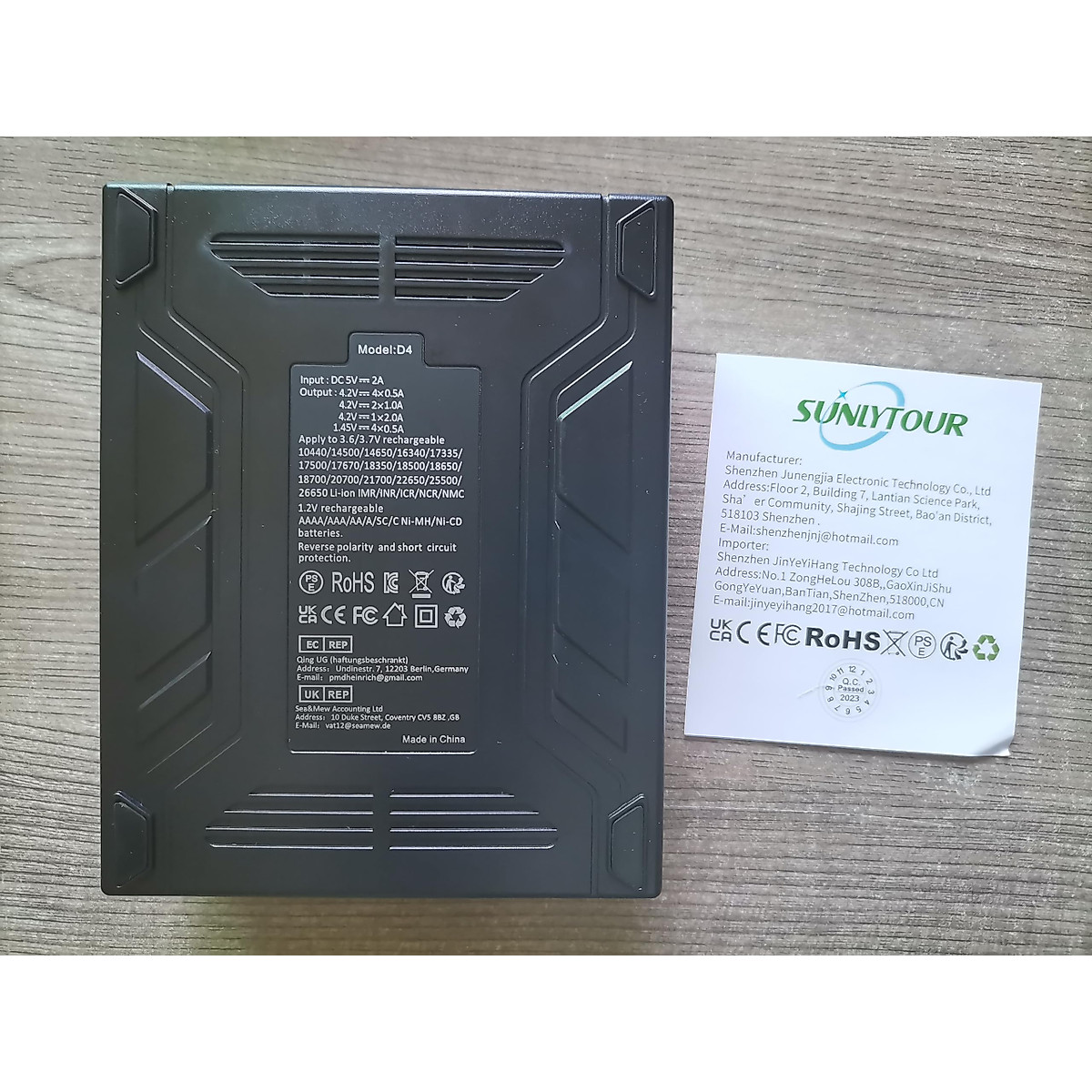 4 Slots 21750 21700 Battery Charger,4 Slots Ni-MH AA 18650 Battery Charger 21700 Charger for 20700 22700 22650 26650 26700 16340 (RCR123) 17670 Battery with PCB Protection Board