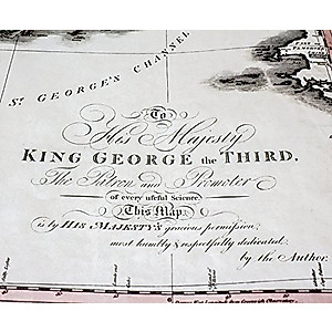 Ireland Antique Map Wall Art 24 x 29. Great Irish Gift For Any Lover of Gaelic Culture & History. Classic, Incredibly Detailed Poster is Beautifully Printed on Premium Paper With UV Resistant Ink