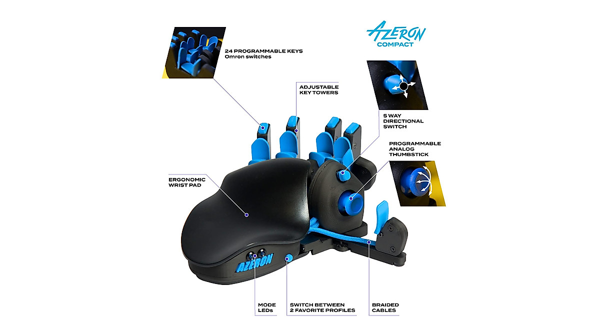 AZERON Compact Gaming Keypad - Ultimate Gaming Precision