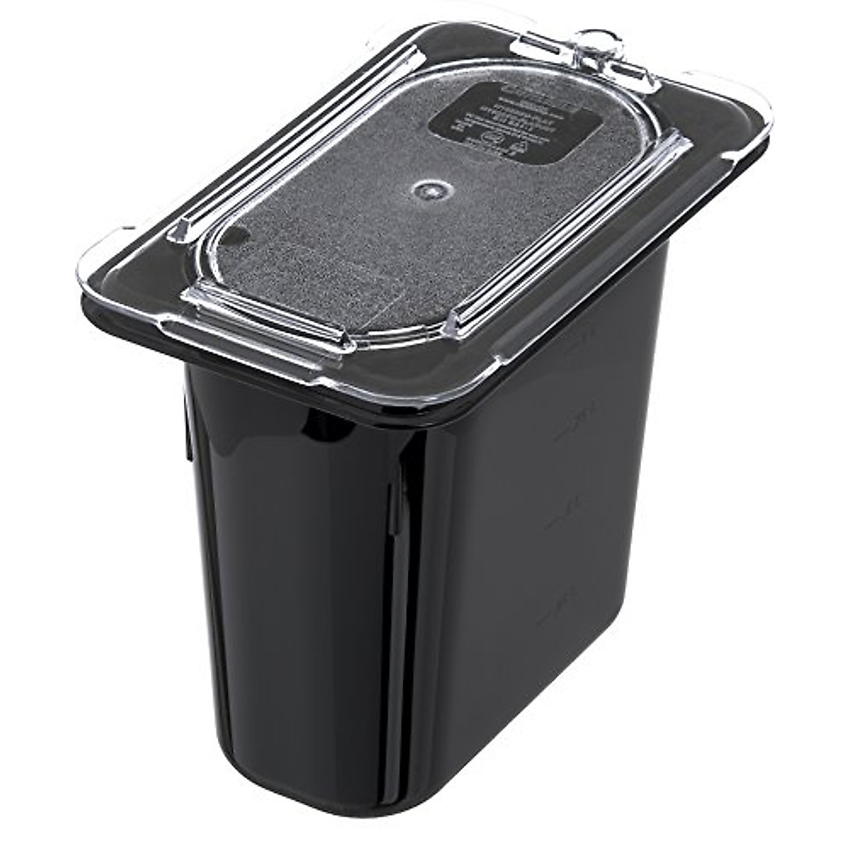 Carlisle FoodService Products Storplus 1/9 Size Universal Flat Food Pan Lid for Catering, Buffets, Restaurants, Polycarbonate, Clear