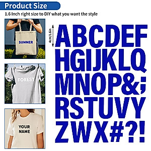 30 Sheets 930 Pieces Iron on Letters for Clothes 1.6 Inch Heat Transfer Letters with A-Z Iron on Vinyl Letters in 5 Colors PU Alphabet Adhesive Stickers for DIY Printing Craft Fabric T-Shirt Jersey