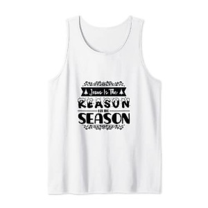 Christian Jesus The Reason Christmas Stocking Stuffer Tank Top