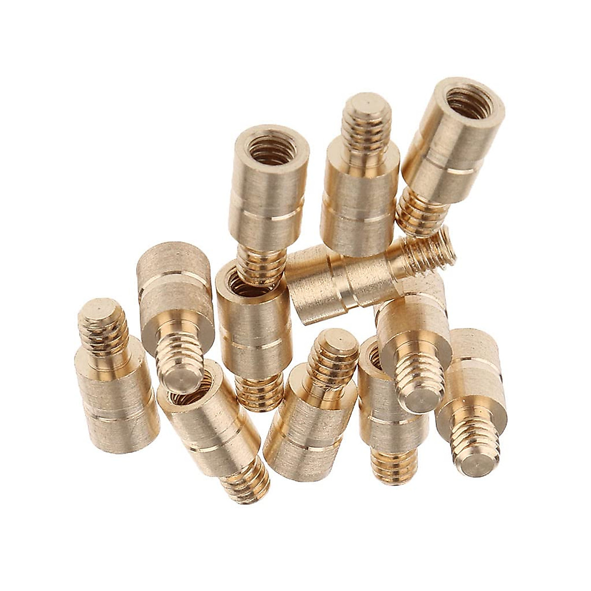 LEIPUPA 48 Pieces 25 Grain Brass Weight Screw Point Inserts Accessory