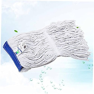 Baluue 1pc Floor Cleaner Mop Cleaning Mops Floor Mops Cleaning Mop for Floor Flat Mop Head Commercial String Mop Head Mop Cloth Replacement Mop Accessories Cleaning Mop Cloth Cleaning Pad