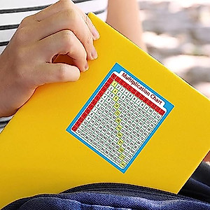 YOUOK 30 Pack Small Multiplication Chart Stickers, 3×3.5 Inch Math Table Learning Stickers Educational Aid for Kids, Elementary Middle School Classroom Learning at Home and School.