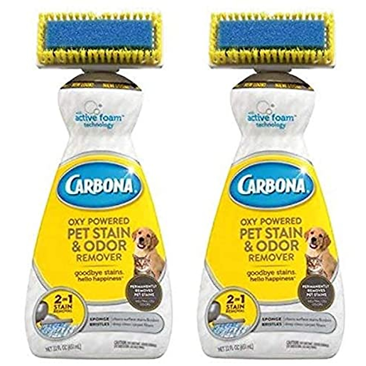 Carbona 2 in 1 Oxy-Powered Pet Stain -2 Count