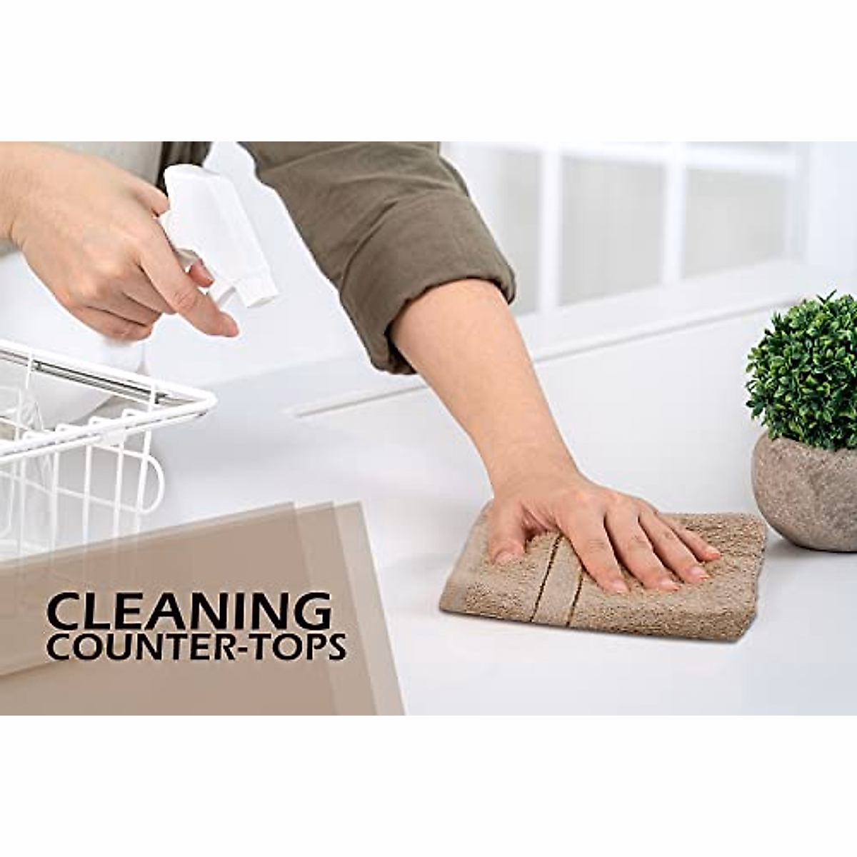 TOALLA 100% Cotton Washcloths 24 Pack|Soft Washcloth for Face|Washcloth Bulk Pack|Washcloth for Body and Face|Highly Absorbent|Fingertip Towel|Washcloth for Bath Room|12 x 12 in|Assorted