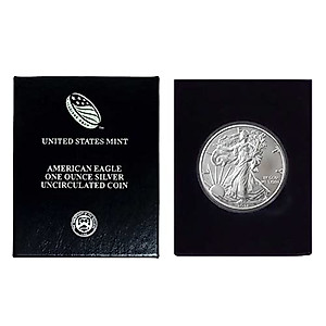 2012 - American Silver Eagle in Plastic Air Tite and Gift Box with our Certificate of Authenticity Dollar US Mint Uncirculated