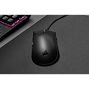 Corsair Sabre PRO Champion Series Gaming Mouse -Ergonomic Shape for Esports and Competitive Play -Ultra-Lightweight 69g -Flexible Paracord Cable -CORSAIR QUICKSTRIKE Buttons with Zero Gap, Black