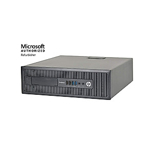 HP EliteDesk 600 G1-SFF, Intel Core i5-4570 3.2GHz, 8GB RAM, 500GB Hard Drive, NO_ODD, Windows 10 Pro 64Bit (Cerfified Renewed)