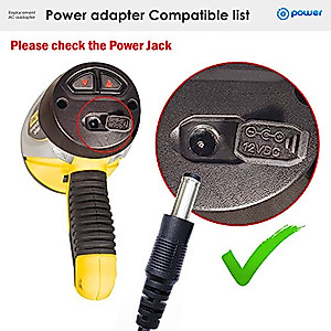T-Power Ac Adapter for 12V Stanley FatMax LED SL1M09 SL5W09 HID0109 FL5W10 FL3WBD Waterproof LED Rechargeable Spotlight p,n: HT73005A Charger Power Supply