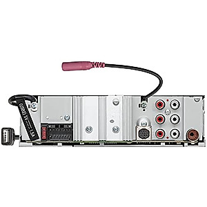 KENWOOD KMM-BT732HD Bluetooth Car Stereo with USB Port, AM/FM Radio, MP3 Player, Multi Color LCD, HD Radio, Detachable Face, Built in Amazon Alexa, Compatible with SiriusXM Tuner