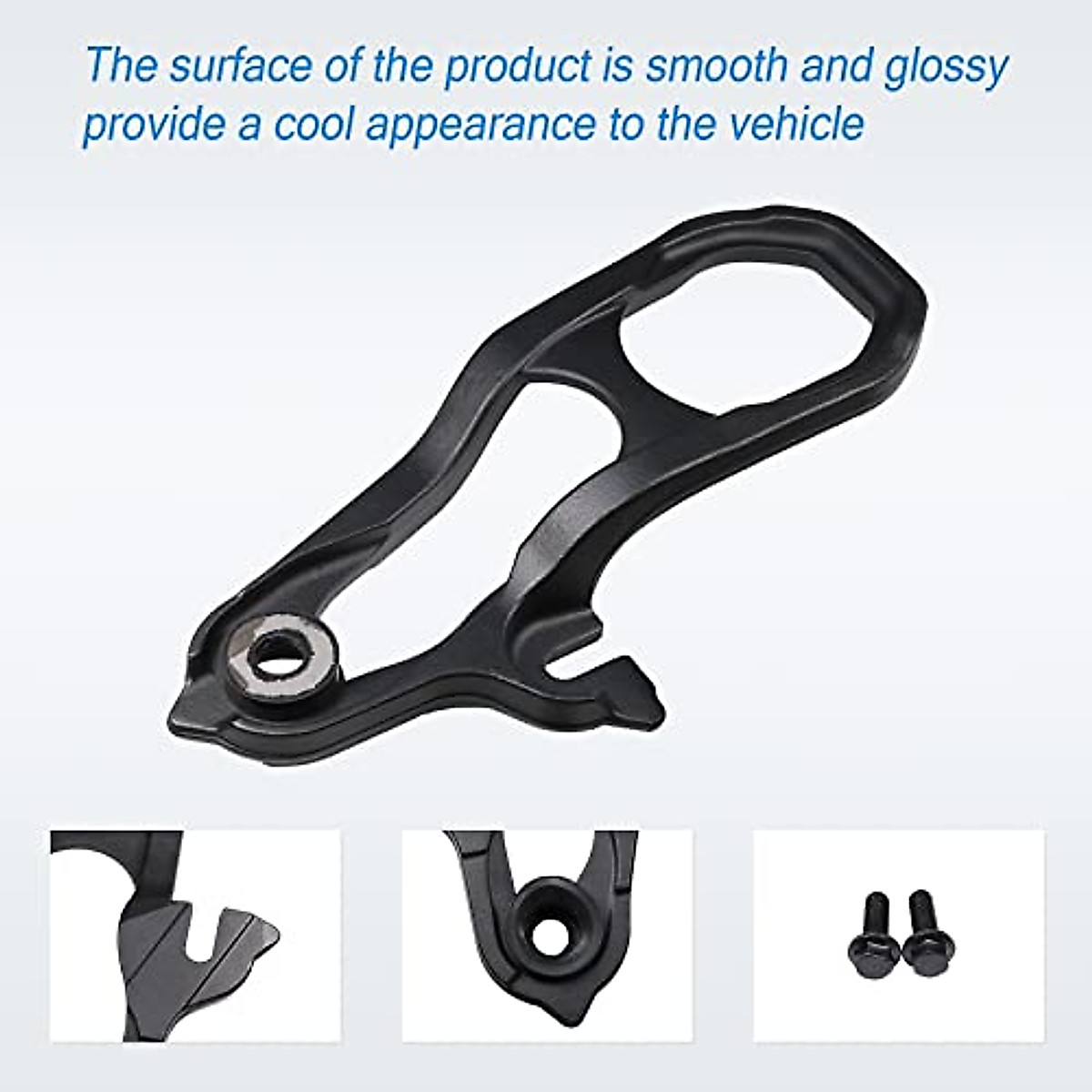 JDMSPEED New Heavy Daty Front Car Tow Hooks Left & Right with Hardware Black Replacement for Dodge Ram 1500 DT with 3.6L 5.7L Engine 2019 2020 2021 2022 Replaces 82215268AB 82215268AB 68272945AB