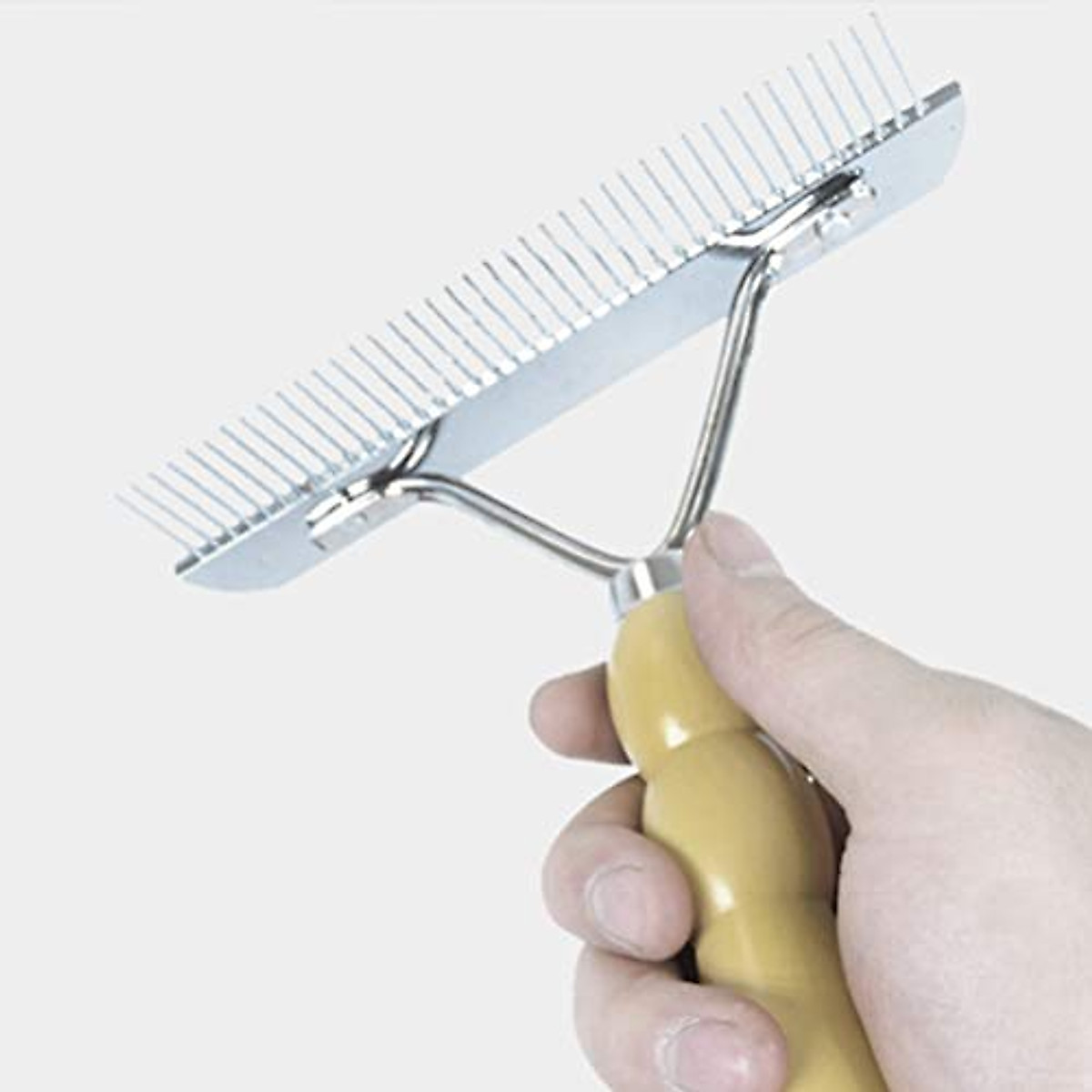 Balacoo Dog Hair Brush Metal Comb Horse Hair Comb Horse dematting brush Hair Cleaning Comb Cleaning Brush Cleaning dog rake Accessory dematting rake Mane Comb Dog Hair Brush Metal Comb