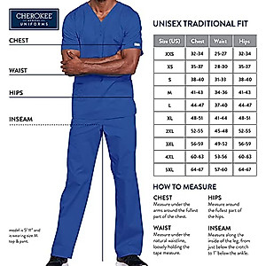 Cherokee Professionals Men & Women Scrubs Lab Coats 40" 1346, L, White