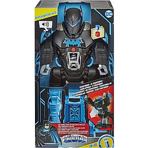 Fisher-Price Imaginext DC Super Friends Batman Toy Bat-Tech Batbot Playset 2-Ft-Tall Robot with Lights & Sounds for Pretend Play Kids Ages 3+ Years​
