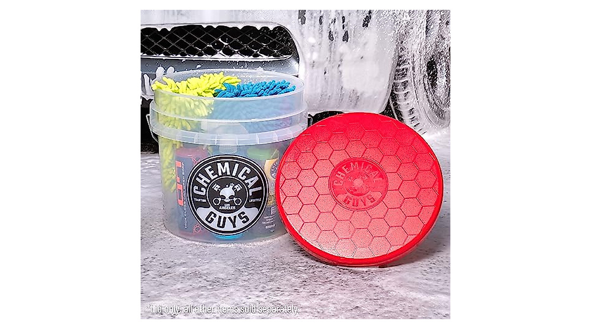 Chemical Guys Car Wash Bucket Lid - Converts Buckets into Seats & Storage