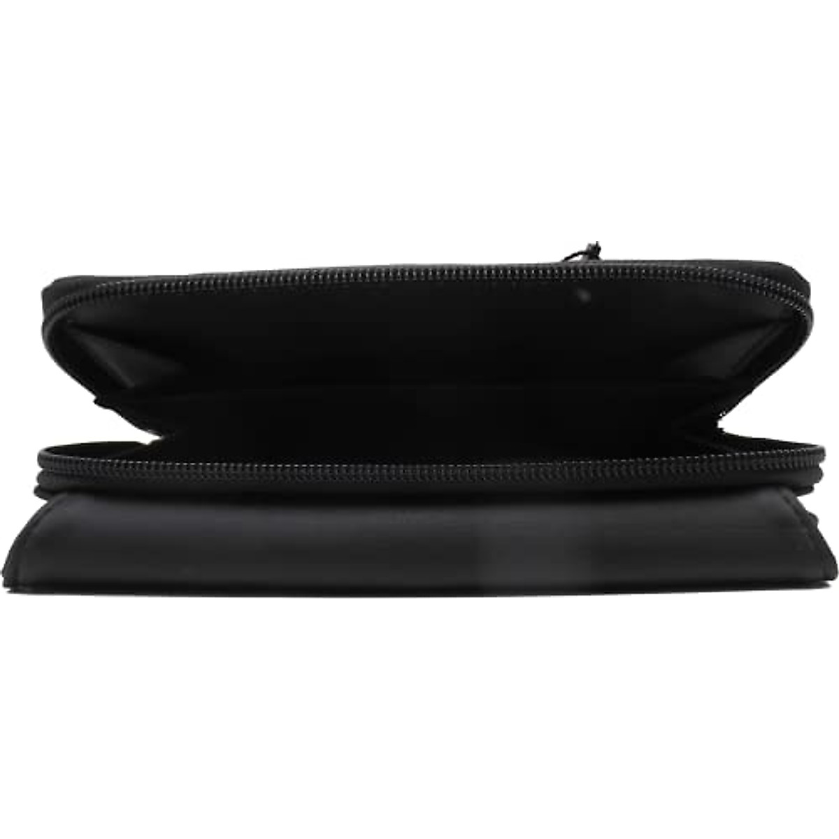 MUNDI Women's Faux Leather MY BIG FAT WALLET Flap RFID Clutch Ladies ib103x (Black)