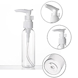 ALINK 16pcs Travel Size Toiletry Bottles Set, Tsa Approved Clear Cosmetic Makeup Liquid Containers with Zipper Bag