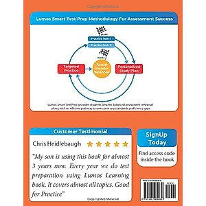 SBAC Test Prep: 5th Grade Math Common Core Practice Book and Full-length Online Assessments: Smarter Balanced Study Guide With Performance Task (PT) ... Testing (CAT) (SBAC by Lumos Learning)