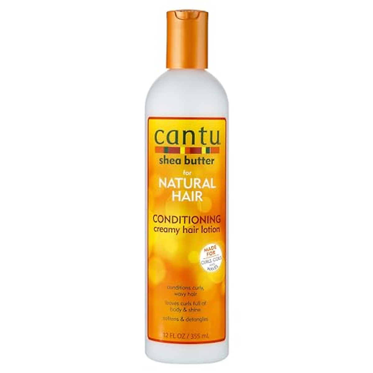 Cantu Conditioning Creamy Hair Lotion with Shea Butter for Natural Hair, 12 fl oz
