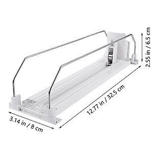 Kichvoe Drinks Soda Can Dispenser for Refrigerator Automatic Pusher Glide Supermarket Pusher Beverage Glide Fridge Bottle Can Holder for Bottled Water Beer Putter