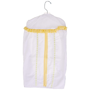 Baby Doll Bedding Unique Diaper Stacker, Yellow