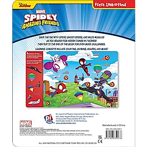 Marvel Spider-man - Spidey and His Amazing Friends - First Look and Find Activity Book - PI Kids