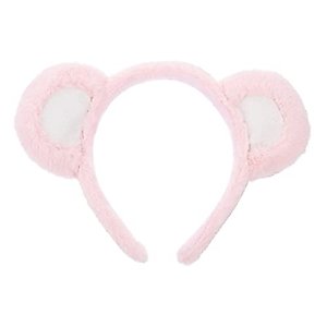 SOLUSTRE Bear Ears Headband Lovely Headdress Face Washing Hair Hoops Makeup Headband Hair Accessories for Girls Spa Makeup Washing Face Outdoor, Pink