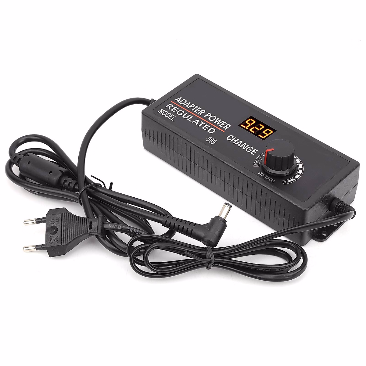 Power Supply Adapter, Power Regulator Adapter Input AC 110-240V Output DC 9‑24V 5A Adjustable Power Switching (US Plug)