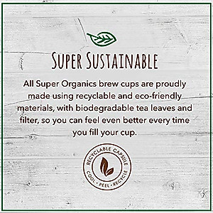Super Organics Metabolism Oolong Tea Pods With Superfoods & Probiotics Keurig K-Cup Compatible Weight & Metabolism, Slim Tea USDA Certified Organic, Vegan, Non-GMO, Natural & Delicious Tea, 10ct