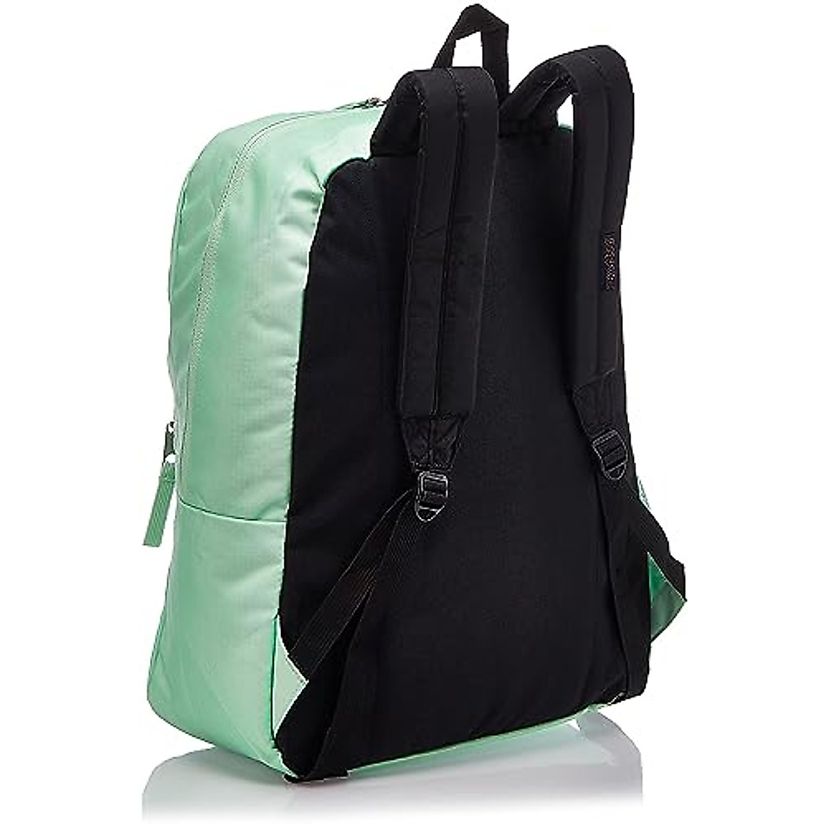 JanSport Cross Town Backpack - Class, Travel, or Work Bookbag with Water Bottle Pocket, Mint Chip