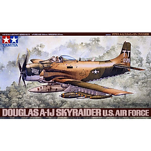 Tamiya 61073 1/48 Douglas A-1J Skyraider USAF Plastic Model Airplane Kit