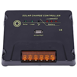 Jeanoko MPPT Solar Panel Regulator Power Generation Controller Intelligent Protection Regulator CPY Control Board for Digital Products 12V / 24V 10A