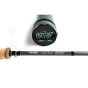 Moonshine Rod Co. The Outcast II Salt Fly Fishing Rod with Extra Tip