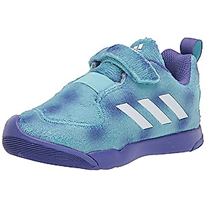 adidas Kids Activeplay Monsters Track and Field Shoe, Sonic Aqua/White/Light Aqua, 6 US Unisex Toddler