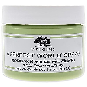 Origins A Perfect World SPF 40, Age-Defense Moisturizer With White Tea, 1.7 Fl Oz