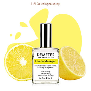 DEMETER Cologne Spray, Lemon Meringue, 1 oz.