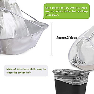 Umbrella Barber Cape For Adult,Capes For Hair Stylist, Non-stick Hair,Easy Clean,Waterproof Barber Salon and Home Stylists Use Hairdressing Kit,More Convenient