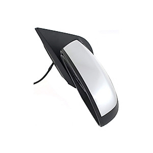 Kool Vue Left & Right Power Heated Mirrors Compatible With Chevrolet Silverado 1500 2007-2013 Manual Fold w/o Signal Light, Blind Spot, Memory, Puddle Lamp & Auto-Dimming Chrome New Body, Off Road Pkg