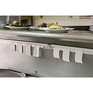 San Jamar Check Rack with Mounting Screw Pack for Kitchens and Restaurants, Stainless Steel, 36 Inches, Silver
