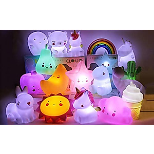 KAURI Kids LED Blue Star Light Dumpling Light for A Nursery Light Toddler Nightlight Kids Room Adult Room Or Decorations for Holidays and Parties Battery Powered Nightlight