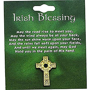 Gold Celtic Cross Tack Pin