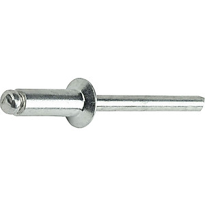 Aluminum Pop Rivets 1/8" x 3/8" Flat Countersunk Head Blind 4-6 Qty 100 D&J