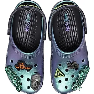 Crocs Unisex-Adult Classic Harry Potter Clogs, Black, 9 Women/7 Men