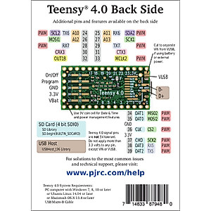 Teensy 4.0 (Without Pins)
