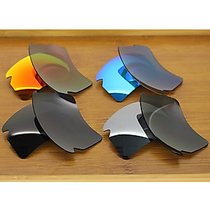 ACOMPATIBLE 4 Pair Replacement Polarized Lenses for Oakley Flak 2.0 XL Sunglasses OO9188 Pack P7…